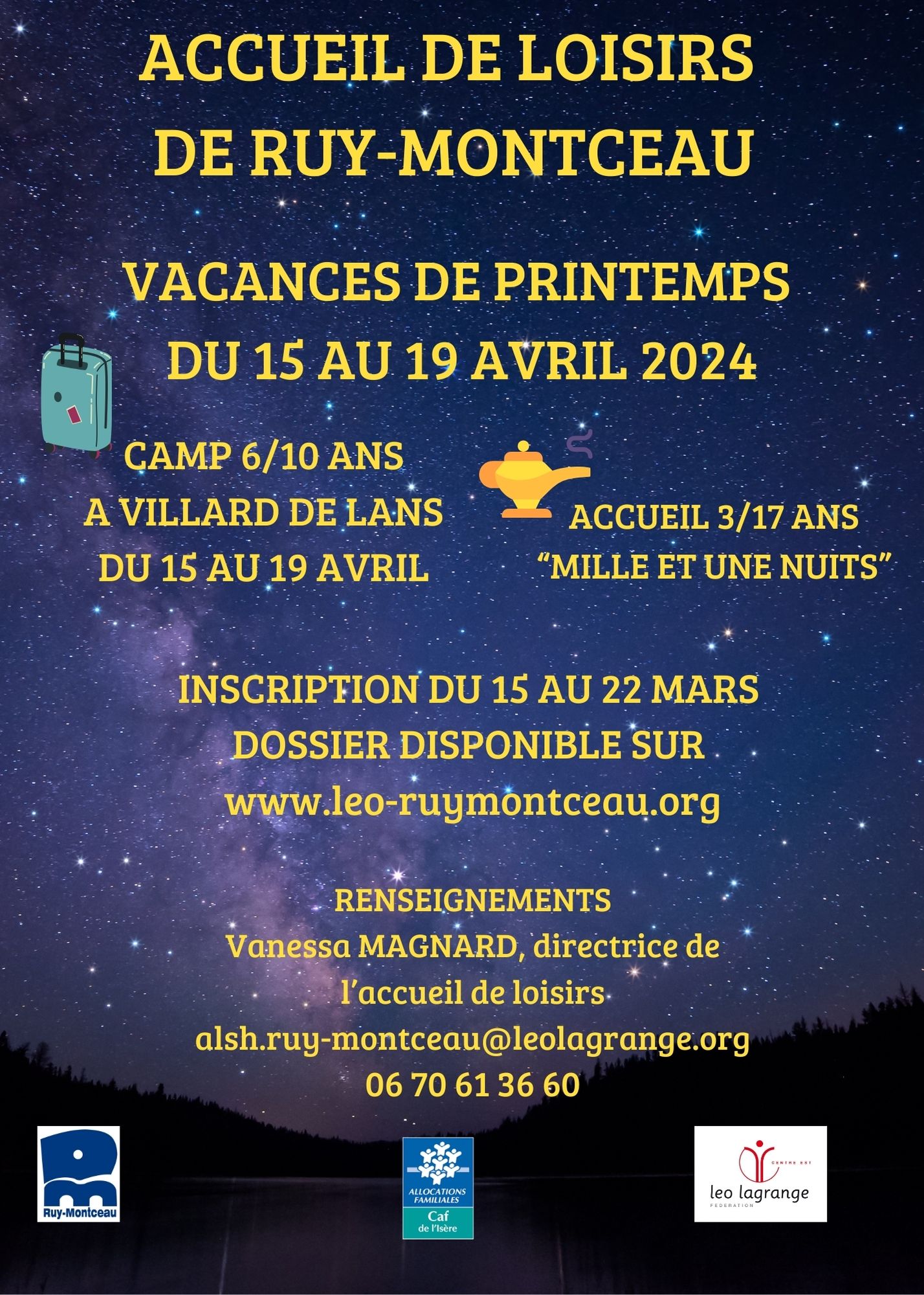 PRINTEMPS 2024 – Bienvenue à l'Accueil de loisirs de Ruy-Montceau